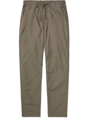 ORSLOW New Yorker Tapered Cotton Drawstring Trousers