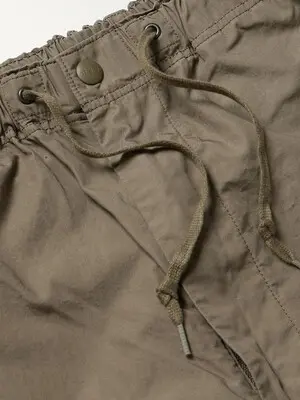 ORSLOW New Yorker Tapered Cotton Drawstring Trousers