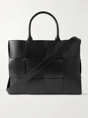 Bottega Veneta Arco Intrecciato Tote Bag - Black