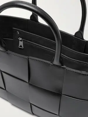 Bottega Veneta Arco Intrecciato Tote Bag - Black