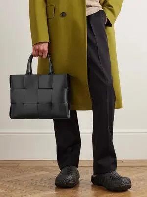 Bottega Veneta Arco Intrecciato Tote Bag - Black