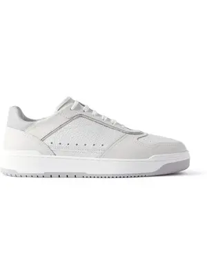 Brunello Cucinelli Full-grain Leather Low-top Sneakers