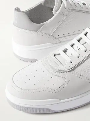 Brunello Cucinelli Full-grain Leather Low-top Sneakers