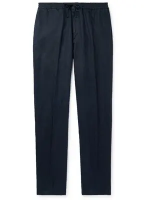 Canali Straight-leg Linen Trousers