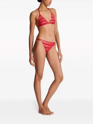 Balmain Logo-print Triangle Bikini Set