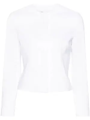 THEORY Theory Peplum-Hem Cropped Jacket
