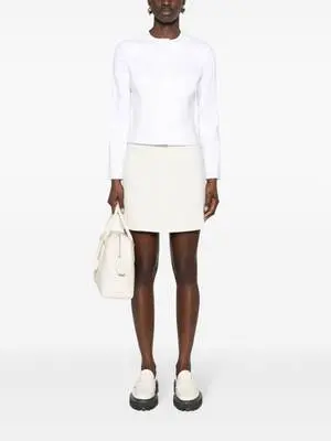Theory Peplum-hem Cropped Jacket