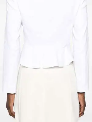 Theory Peplum-hem Cropped Jacket