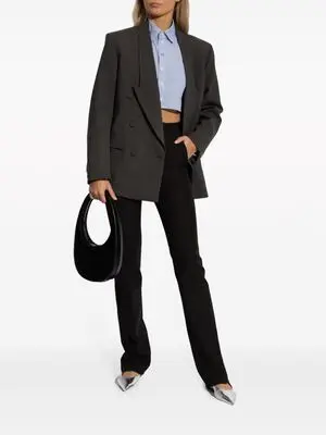 Coperni Pinstripe Double-breasted Blazer - Grey