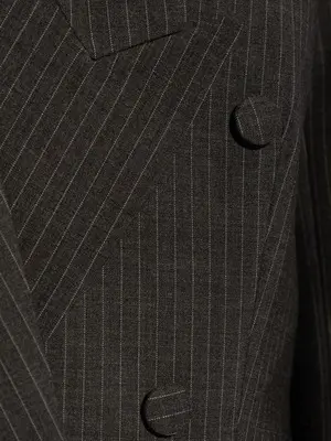 Coperni Pinstripe Double-breasted Blazer - Grey