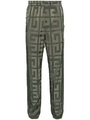 Givenchy 4g-motif Taffeta Trousers