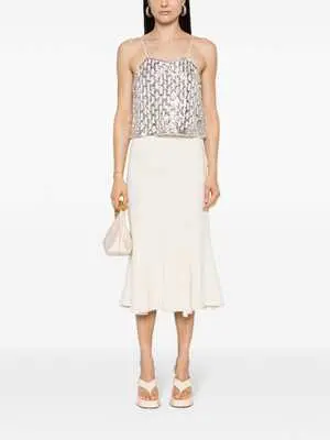 FORTE_FORTE Sequin-embellished Sleeveless Top