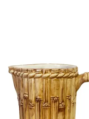 LES-OTTOMANS Bamboo Ceramic Jug