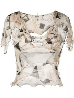 Fendi Printed Tops