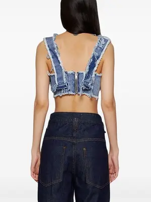 Natasha Zinko Layered Denim Corset