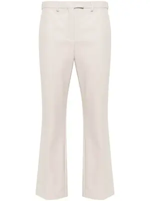 Max Mara Pressed-crease Flared Trousers