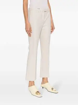 Max Mara Pressed-crease Flared Trousers