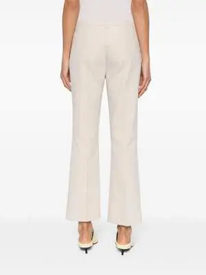 Max Mara Pressed-crease Flared Trousers