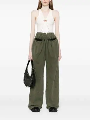 Natasha Zinko Drawstring-pocket Track Pants