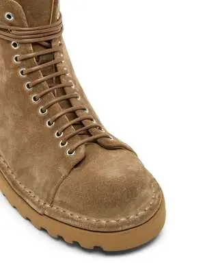 Marsèll Pallottola Suede Ankle Boots - Brown
