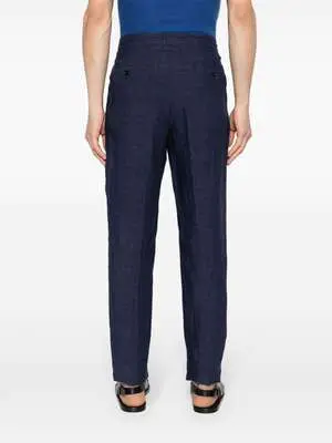 Zegna Drawstring-waist Linen Chinos