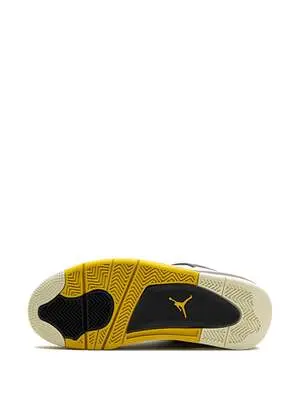JORDAN Air 4 Vivid Sulfur Sneakers - White