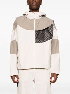 REEBOK Patchwork Hooded Windbreaker