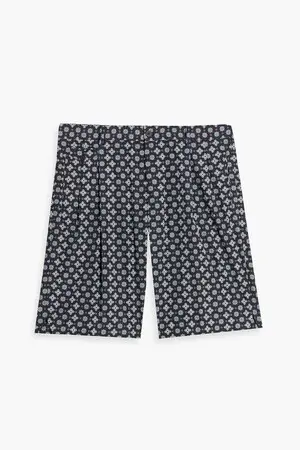 Dolce & Gabbana Printed Cotton-poplin Shorts