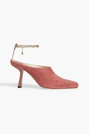 JIMMY CHOO Betha 85 Suede Pumps