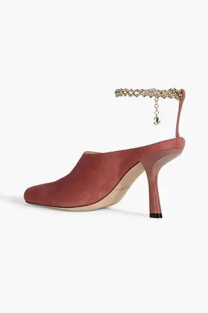 JIMMY CHOO Betha 85 Suede Pumps