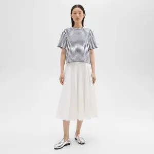 Theory Pleated Midi Skirt