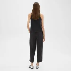 Theory Straight Pull-on Pant - Black