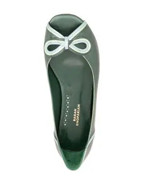 STUDIO CHOFAKIAN Muniz Cut-out Ballet Pumps