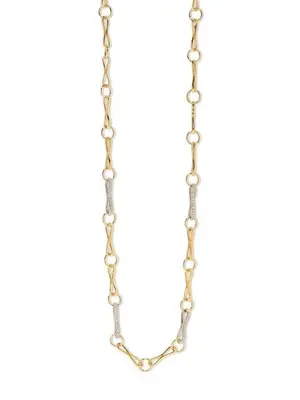 AZLEE 18kt Diamond Chain Necklace - Gold