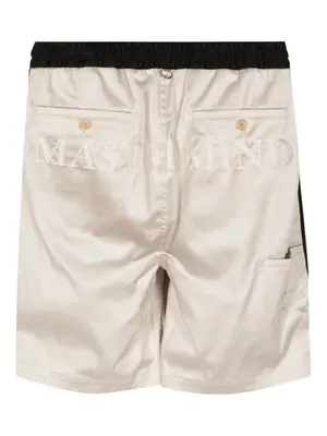 MASTERMIND WORLD Colour-block Cotton Shorts