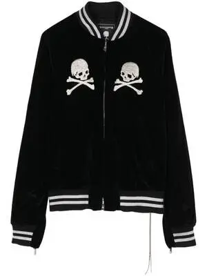 MASTERMIND WORLD Skull-embroidered Track Jacket