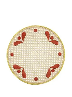 La DoubleJ Round Raffia Placemat