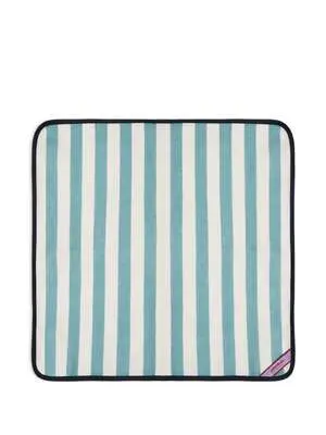 La DoubleJ Stripe Linen Napkins - Blue