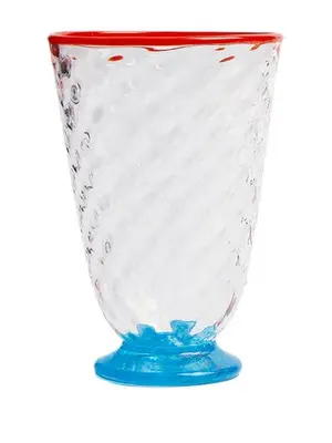 La DoubleJ Quilted Contrast-trim Glass