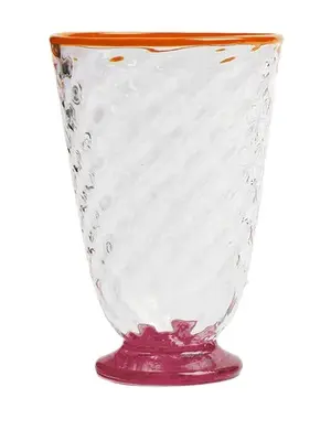 La DoubleJ Quilted Contrast-trim Glass