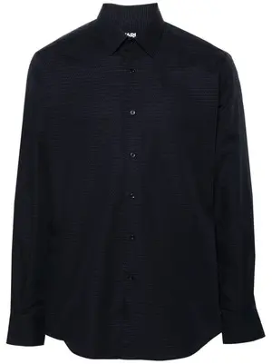 Karl Lagerfeld Polka-dot Cotton Shirt