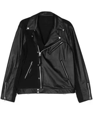 UNDERCOVERISM Panelled Leather Biker Jacket