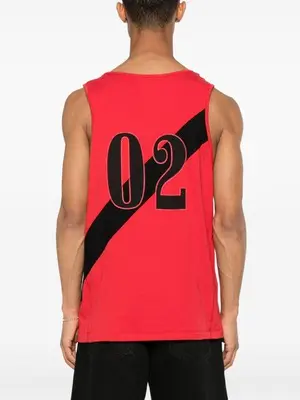 Rhude Cotton Jersey Tank Top