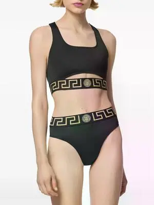 Versace Greca Border Bikini Top