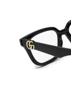 Gucci Double G Square-frame Glasses