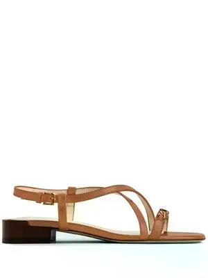 TOD'S Flat Leather Sandals