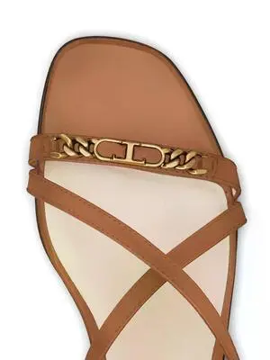 TOD'S Flat Leather Sandals