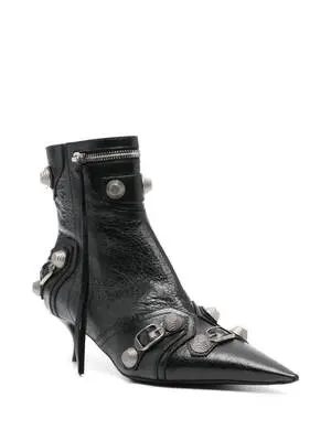 Balenciaga Cagole 55mm Leather Boots