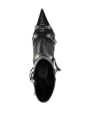 Balenciaga Cagole 55mm Leather Boots