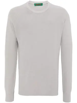 CASEY CASEY Rib-stitch Crepe-cotton Jumper
